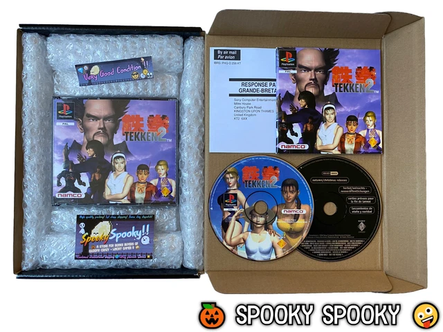 TEKKEN 2 PS1 Big Box - UK PAL VGC with Demo Reg - High Quality Packing ...