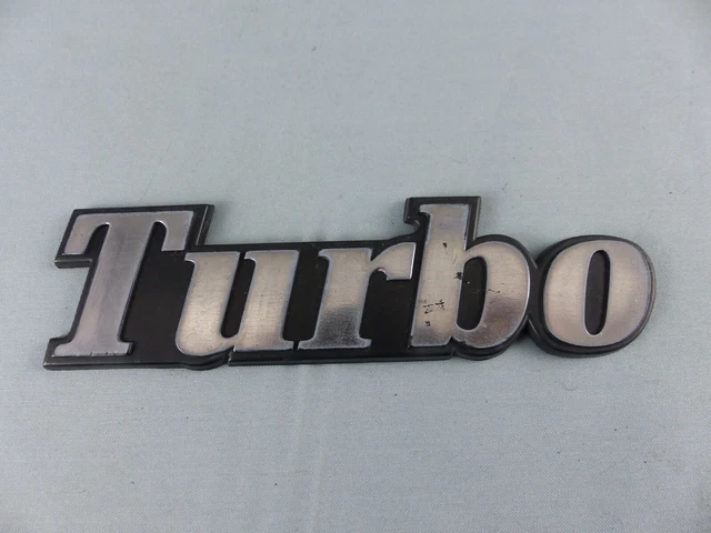 RENAULT TURBO SIGLE emblème logo insigne monogramme hayon coffre en ...