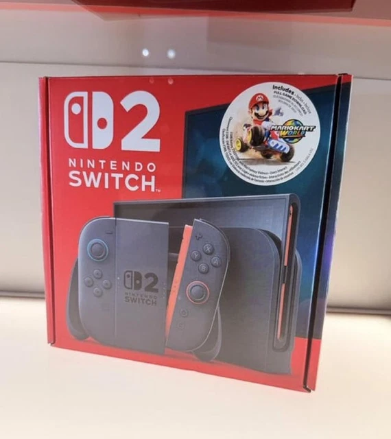 NINTENDO SWITCH 2 Console Black Boxed Includes Mario Kart Image £719.70 ...