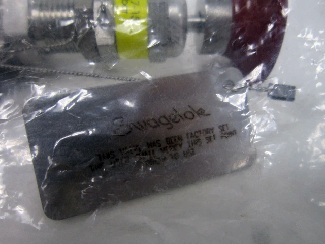 SWAGELOK SS-RL3M4S4-MO-SET LOW Pressure Proportional Relief Valve 70 ...