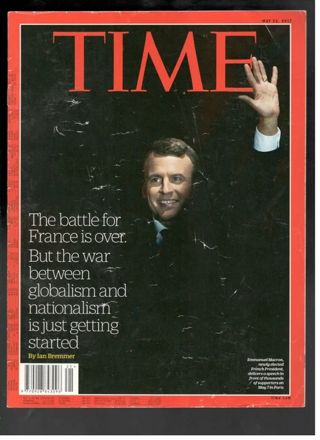 TIME MAGAZINE MAY 22, 2017 France Emmanuel Macron Elected President £20 ...