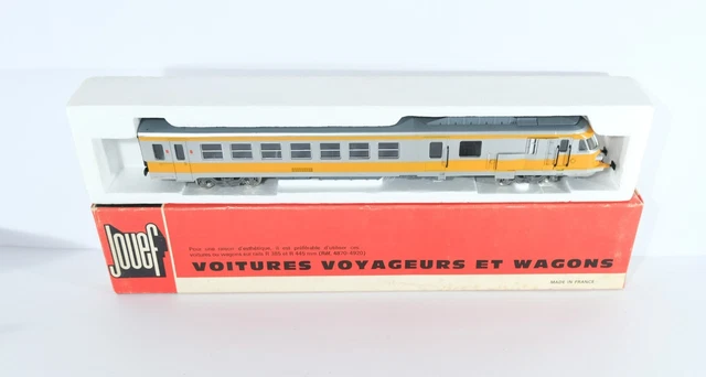 JOUEF MODEL RAILWAY Car HO Gauge 5494 Turbotrain TBDu 2039 Train Coach ...