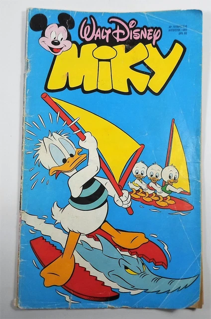 WALT DISNEY GREEK Vtg 1985 Mickey Mouse # 210 Megalo Miky Comic Book ...