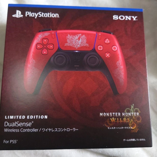 SONY DUALSENSE WIRELESS Controller Monster Hunter Wilds Limited Edition ...