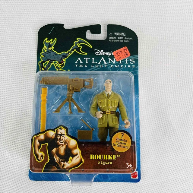 MATTEL DISNEY'S ATLANTIS The Lost Empire Rourke Figure #1133 2000 £12. ...