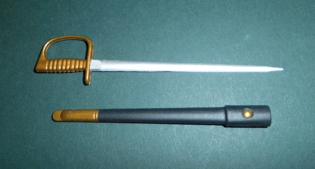 1/6 SCALE BRITISH Napoleonic Sword + scabbard for 12" toy Action Figure ...
