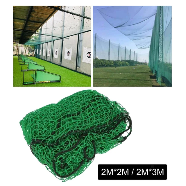 GOLF PRACTICE BARRIER Net Knotless High Impact Fence Golf Ball Hitting ...