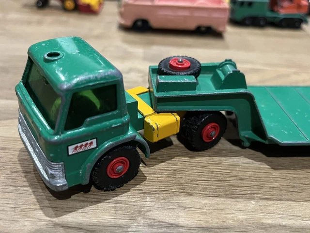 LESNEY MATCHBOX KING Size K-17 Ford Tractor remorque Dyson Low Loader ...