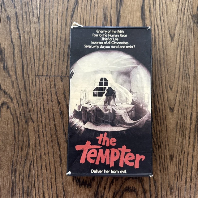 THE TEMPTER AKA THE ANTICHRIST VHS 1985 ITALIAN HORROR Double Flap ...