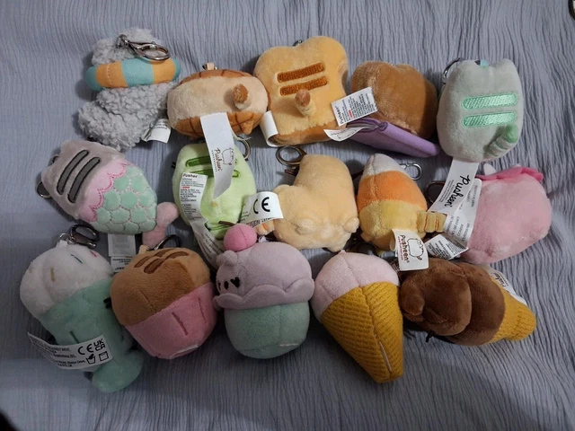GUND PUSHEEN BLIND Box Surprise Plush Keyrings Bundle of 15 £124.98 ...