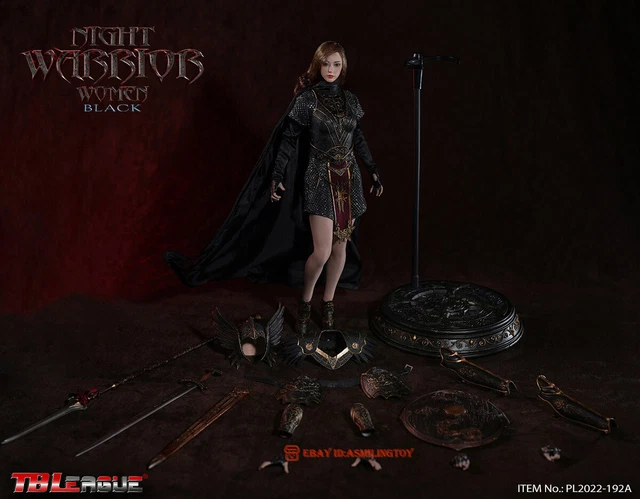 TBLEAGUE PL2022-192A NIGHT Warrior Women Black 1/6 Scale Action Figure ...