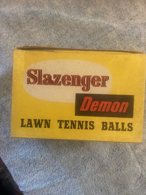 VINTAGE SLAZENGER DEMON Tennis Balls Made In England 6 balls £43.91 ...