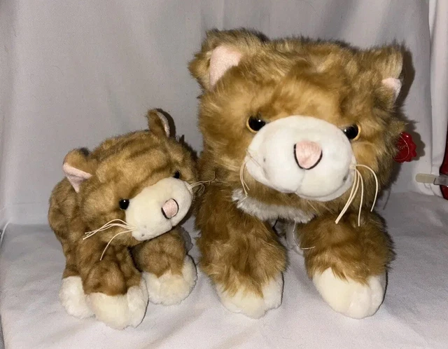 VINTAGE KEEL SIMPLY Soft Collection Ginger Cat And Kitten With Tag £19. ...