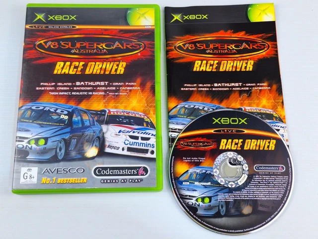 V8 SUPERCARS AUSTRALIA RACE DRIVER (XBOX Original, 2003) Manual Inc ...