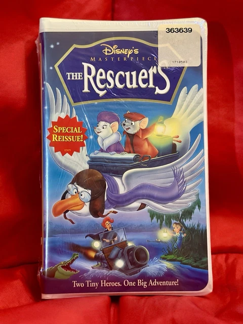 THE RESCUERS (VHS, 1998, 1999 Re-Release) Disney Masterpiece Collection ...
