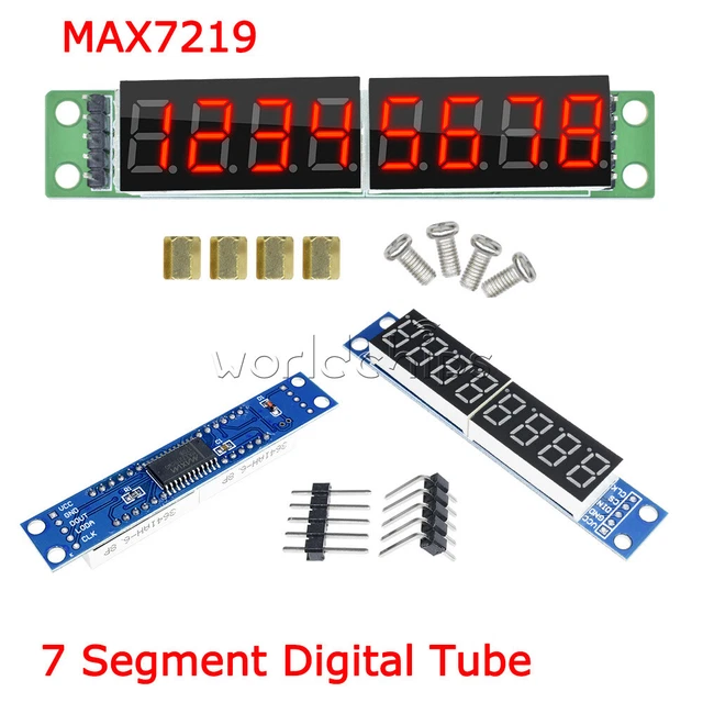 8-DIGIT LED DISPLAY MAX7219 7 Segment Digital Tube For Arduino ...