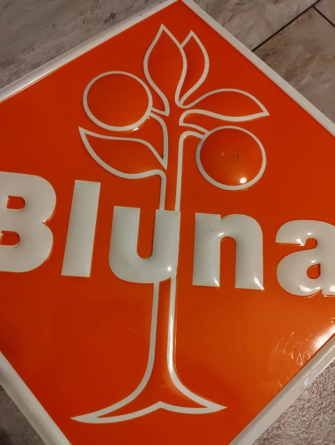 BLUNA BLECHSCHILD, REKLAME, Tafel, Werbung, Limonade EUR 149,00 ...