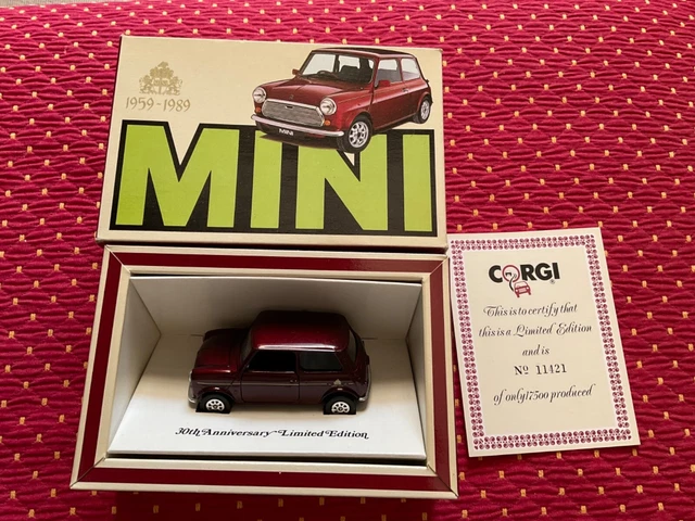 MINI ROVER 30TH anniversary limited Edition No 11421 of Only 17500 Make ...