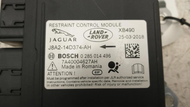 J8A2-14D374-AH ECU RANGE ROVER VELAR LAND ROVER 2.0L Petrol '18 EUR 191 ...