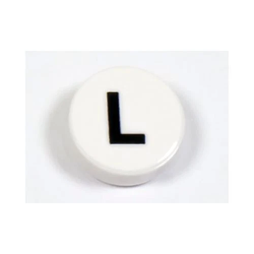 LEGO CITY ACCESSOIRE Alphabet Capital Lettre “ L”Carreau Rond 1 x 1 ...