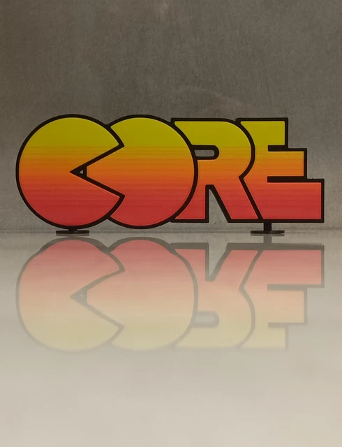 CORE DESIGN 3D Printed Shelf Display Logo Tomb Raider Lara Croft PSOne ...