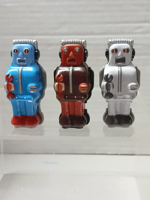 MEIJI TIN TOY Museum Kitahara Collection Robot Mini Figure Lot Official ...