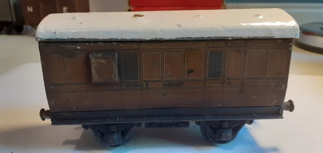 VINTAGE HORNBY O Gauge - L.n.e.r. Guards Van (2) - Teak £5.00 - PicClick UK