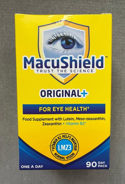 MACUSHIELD FOOD SUPPLEMENT - 90 Capsules - Eye Health £22.50 - PicClick UK