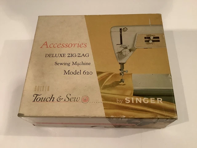 VINTAGE SINGER ACCESSORIES Deluxe Zig Zag Sewing Machine Model 620 $16. ...