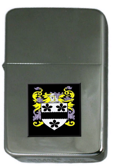 FOLEY FAMILIA CREST Apellido Escudo de Armas Cigarrillo Ligther ...