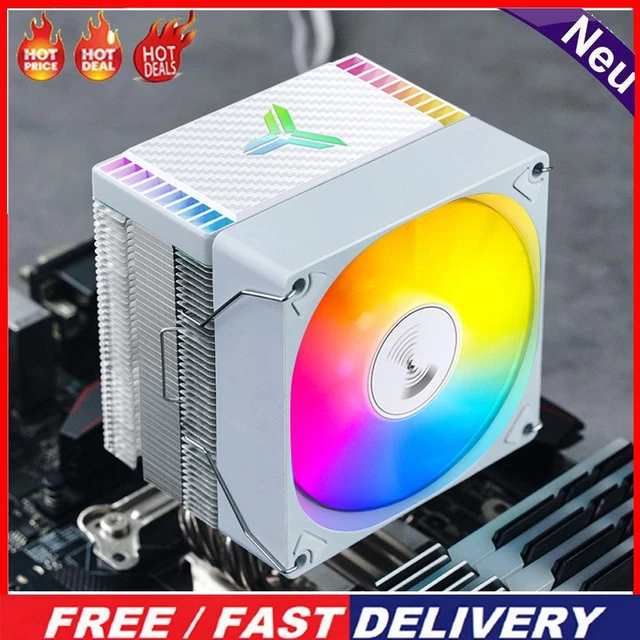 ARGB CPU COOLER Fan for INTEL LGA 1700 1200115X AM4 (White 4 pin+5V ...