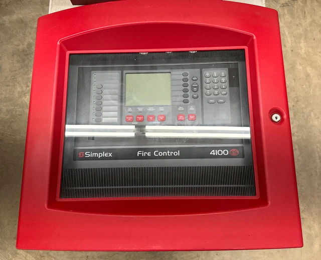 SIMPLEX FIRE ALARM Control Nac Panel 4100 ES Parts Repair With Cabinet ...