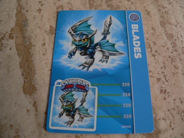 SKYLANDERS TRAP TEAM--BLADES-- Carte de collection --Carte de ...