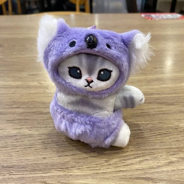 MOFUSAND CAT PLUSH Toy Shoulder Clip With Cartoon Koala Raccoon Design ...