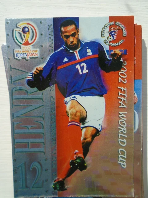 THIERRY HENRY FIFA World Cup 2002 Trading Card France unknown not ...