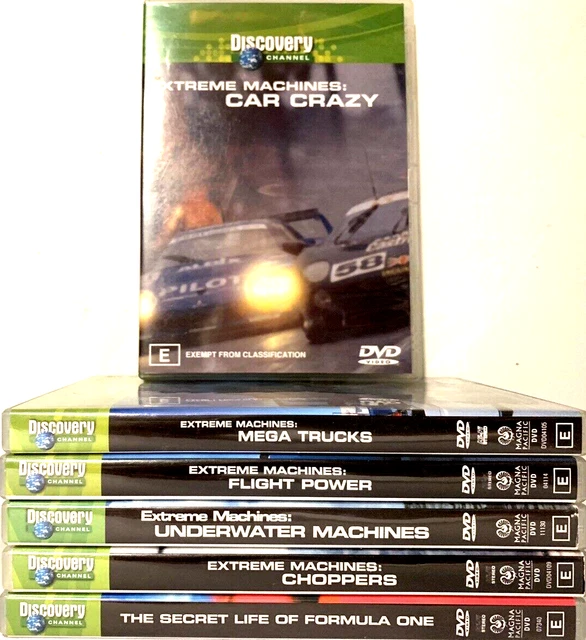 DISCOVERY CHANNEL EXTREME Machines DVD Lot (6 Discs) Region 4 VGC $59. ...