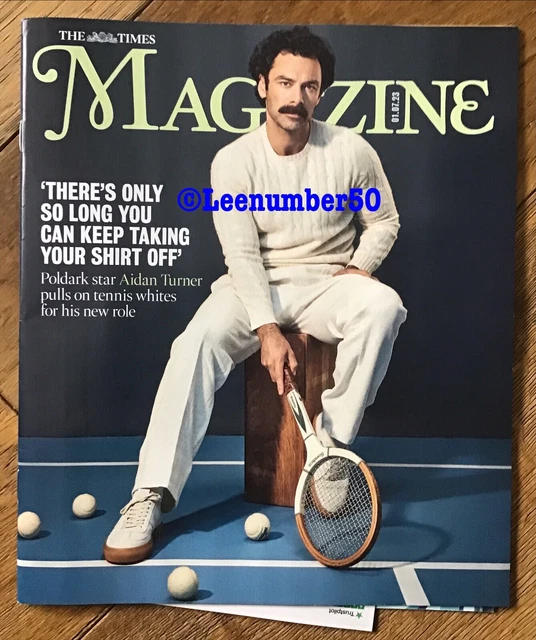 THE TIMES MAGAZINE Uk Aidan Turner 1/7/23 New Sacha Bonsor £6.96 ...