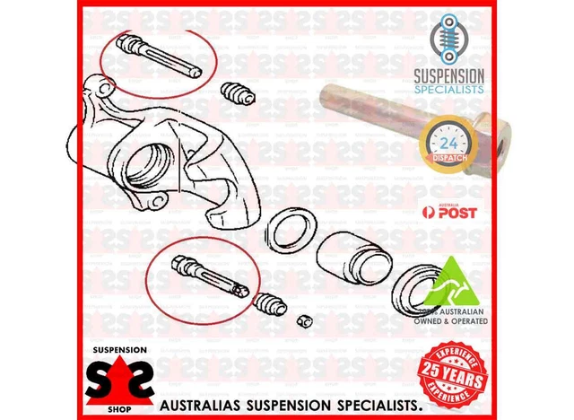 GUIDE BOLT, BRAKE Caliper Suit TOYOTA LandCruiser 4.2 TD (HDJ101_) LAND CRUISER EUR 21,11 ...