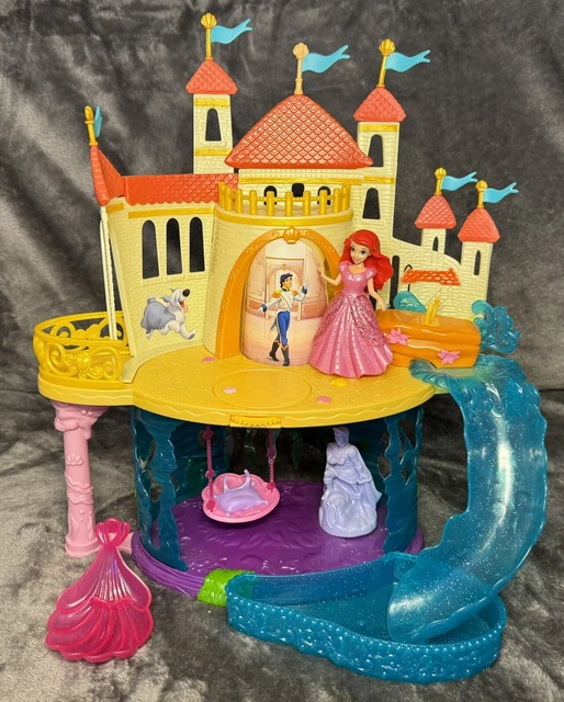 DISNEY PRINCESS THE Little Mermaid Castle Playset Mattel 2012 Magiclip ...