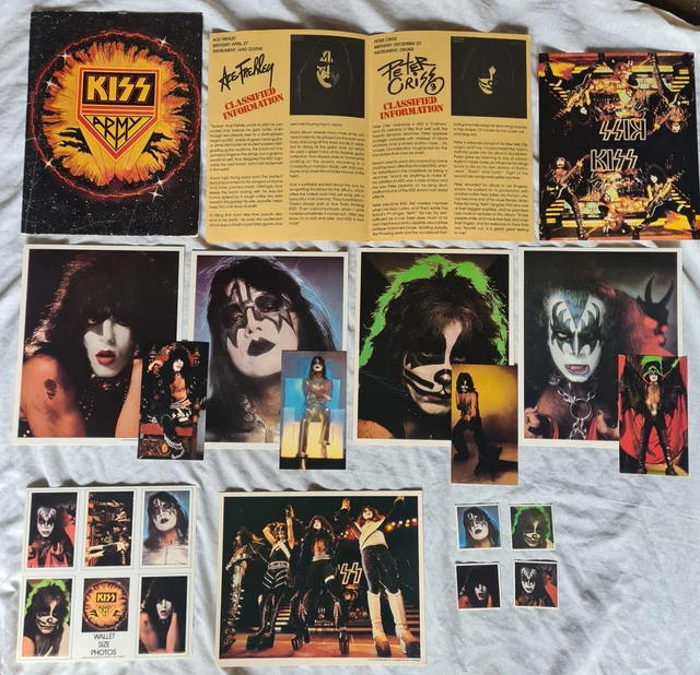 KISS AUCOIN MEMORABILIA - 1978 Australian Kiss Army Kit! Vintage- Rare ...