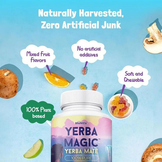 BRAINISTA YERBA MAGIC Mate Instant Tea Powder Capsule For Overall ...