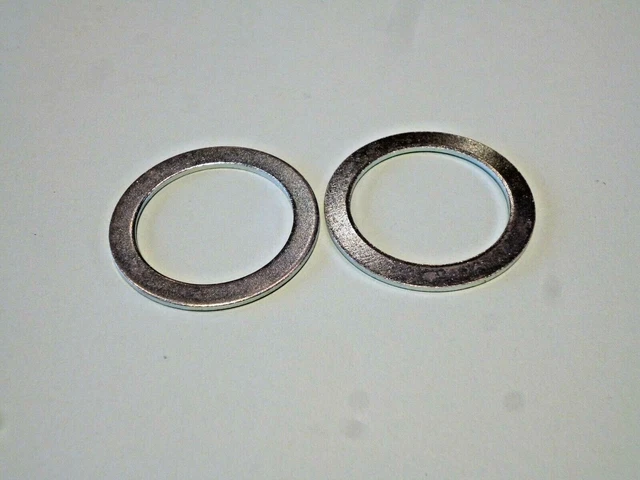 BSA BANTAM D1 D3 Fork Stanchion Top Nut Washers Pair 90-5028 Uk Made £4 ...