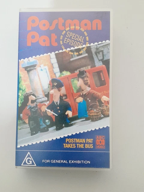 VHS TAPE - Postman Pat Takes The Bus $35.00 - PicClick AU