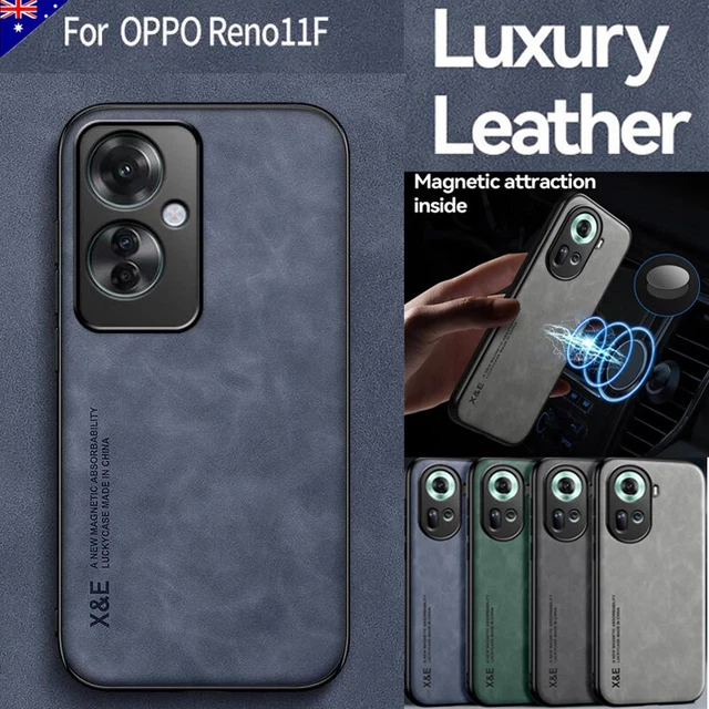 FOR OPPO RENO 11F 5G Phone Shockproof PU Leather Case Magnetic Car ...