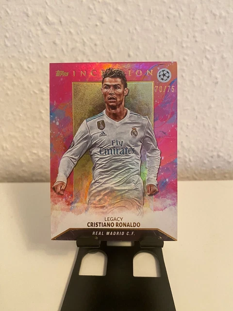CRISTIANO RONALDO CR7 Legacy Parallel /75 Real Madrid MINT Topps ...