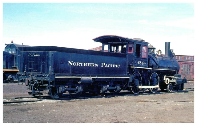 NORTHERN PACIFIC 4-4-0 #684 built by Baldwin Locomotive Works at ...