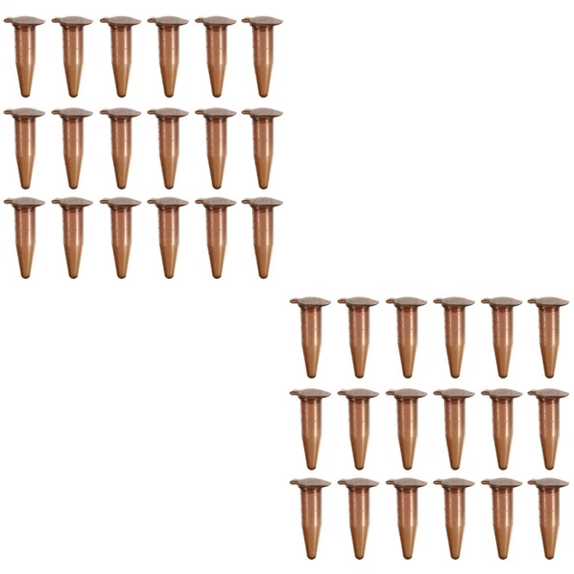 2 COUNT TUBE Sample Test Conical Centrifuge Tubes Microcentrifuge £41. ...