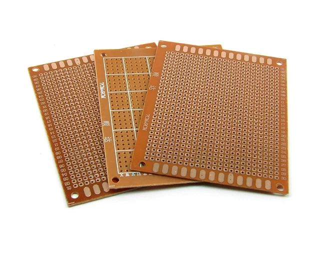 MILLEFIORI BASE 7X9CM Experimental Circuit Plate 70X90 Perforated Pcb £ ...