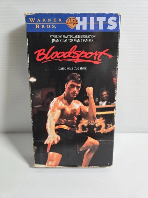 BLOODSPORT (VHS, 1988/1997) Jean-Claude Van Damme Donald Gibb Warner ...