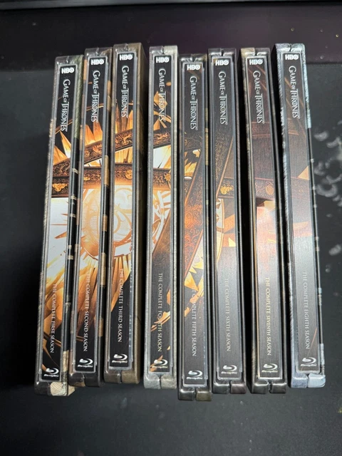 GAME OF THRONES Blu Ray Steel Book Collection Season 1-8 Limited ...